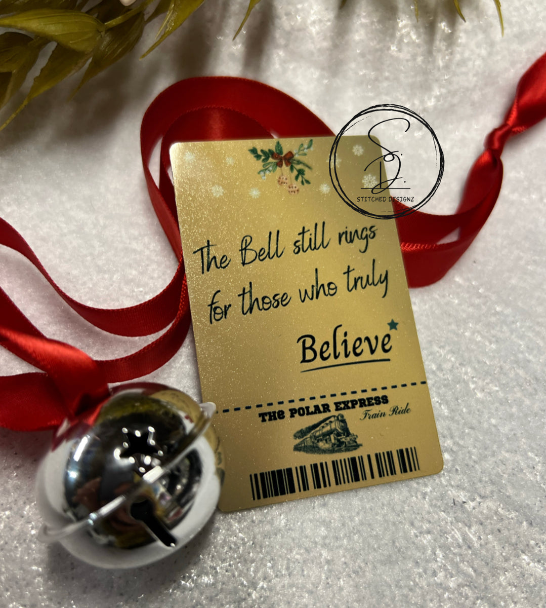 Polar Express Ticket 2 options – Stitched Designz & The Bevvi Collection